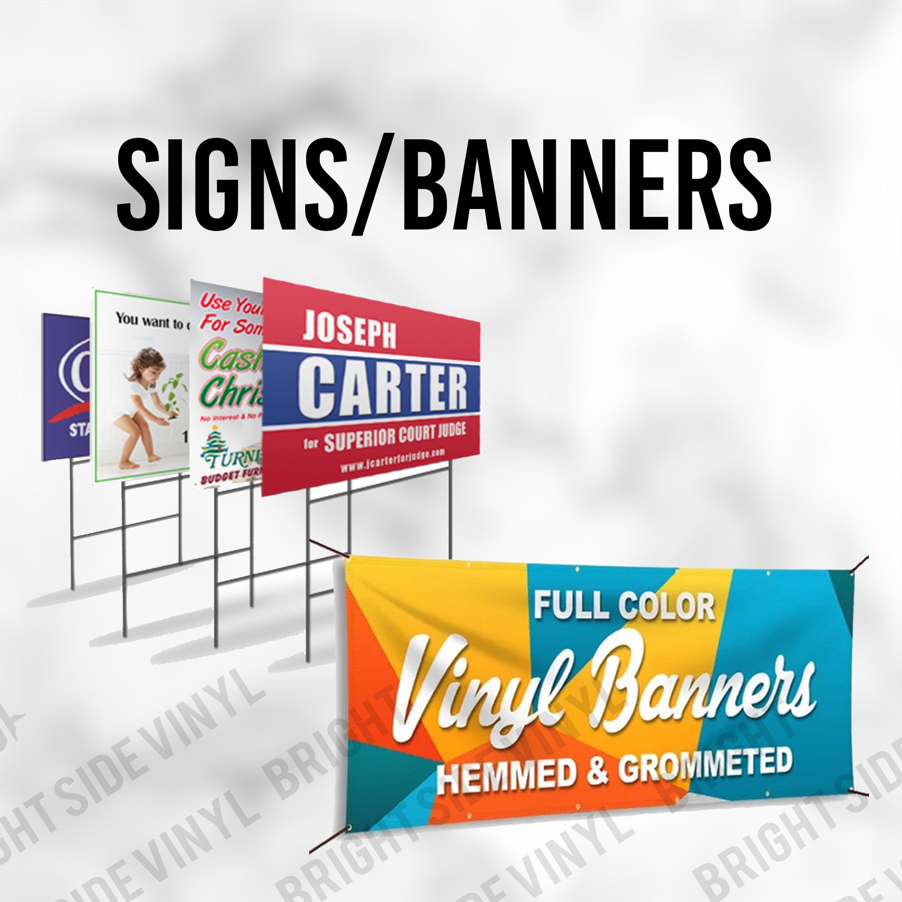 Signs / Banners – Bright Side Vinyl