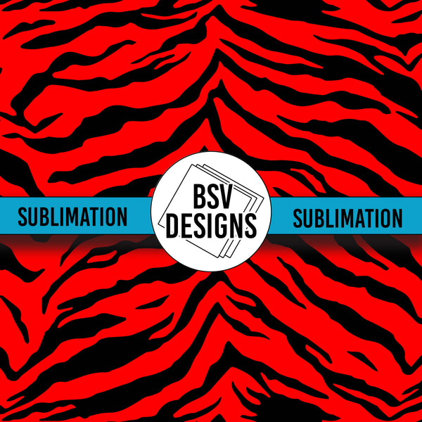 Red Tiger Sublimation Sheet – Bright Side Vinyl